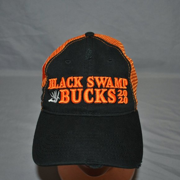 Pukka | Accessories | New Black Swamp Bucks Mesh Snapback Hat Black ...
